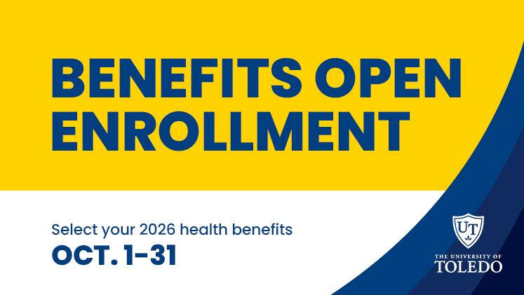 2026 Benefits Open Enrollment Now Open | UToledo News