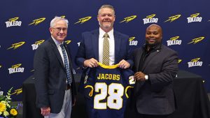 Mike Jacobs Officially Introduced as Head Football Coach at UToledo ...
